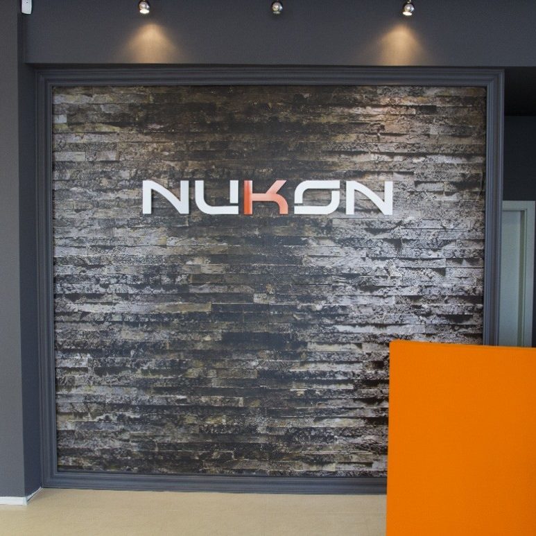 Channel letters with standoffs for office interior | Media Design