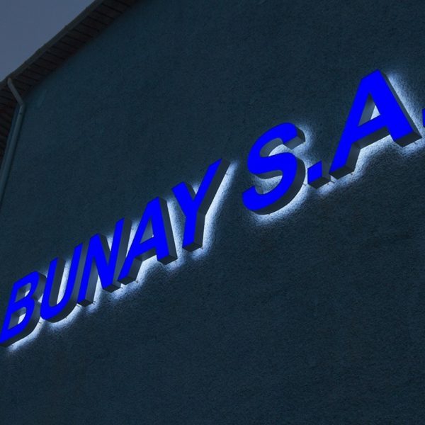 Channel letters Panagyurishte for Bunay | Back-lit | Media Design