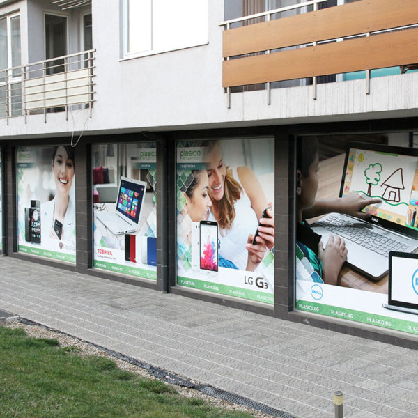 Full branding of Plasico IT superstore | Composite panel signs | Sings