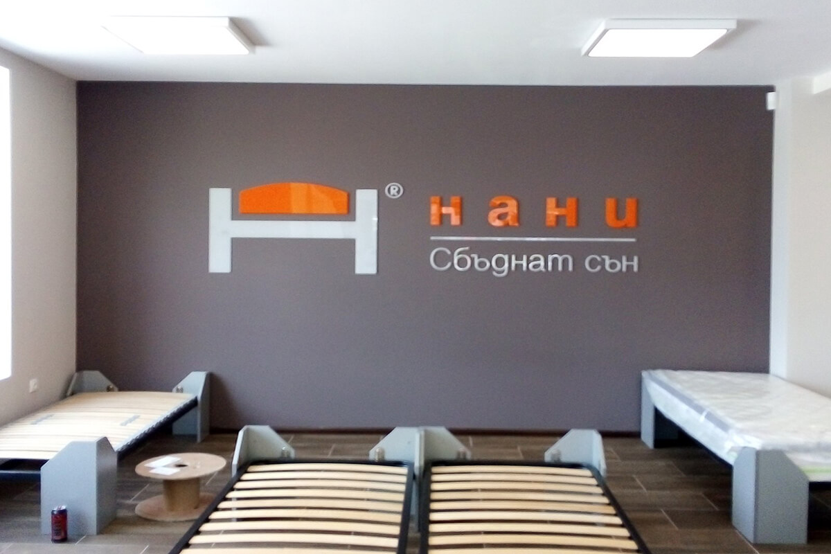 Embossed letters Nani | Embossed | Channel letters