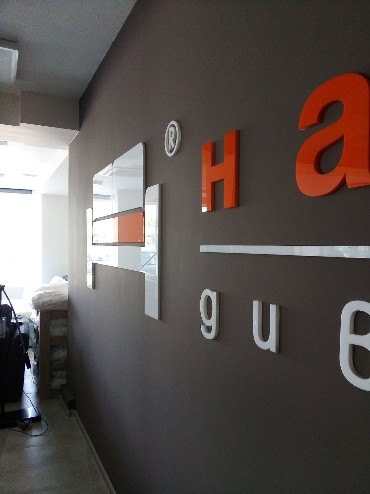 Embossed letters Nani | Embossed | Channel letters