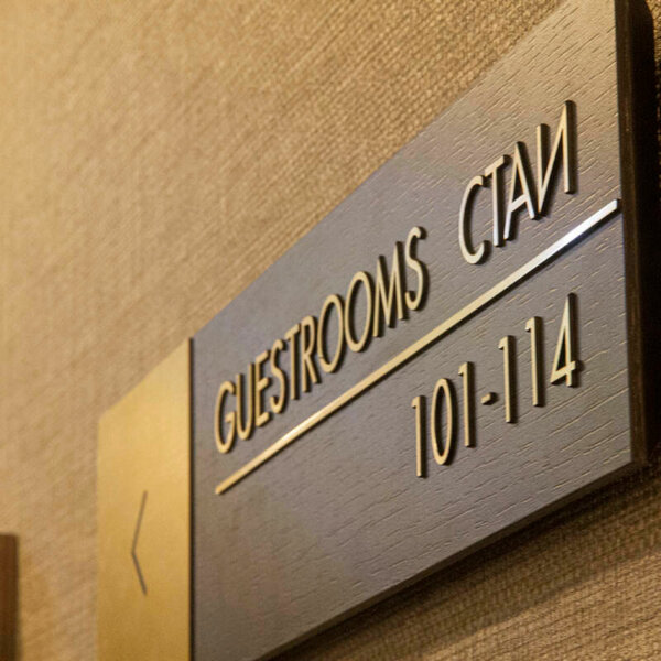 Elegant interior signs for DoubleTree by Hilton, Plovdiv