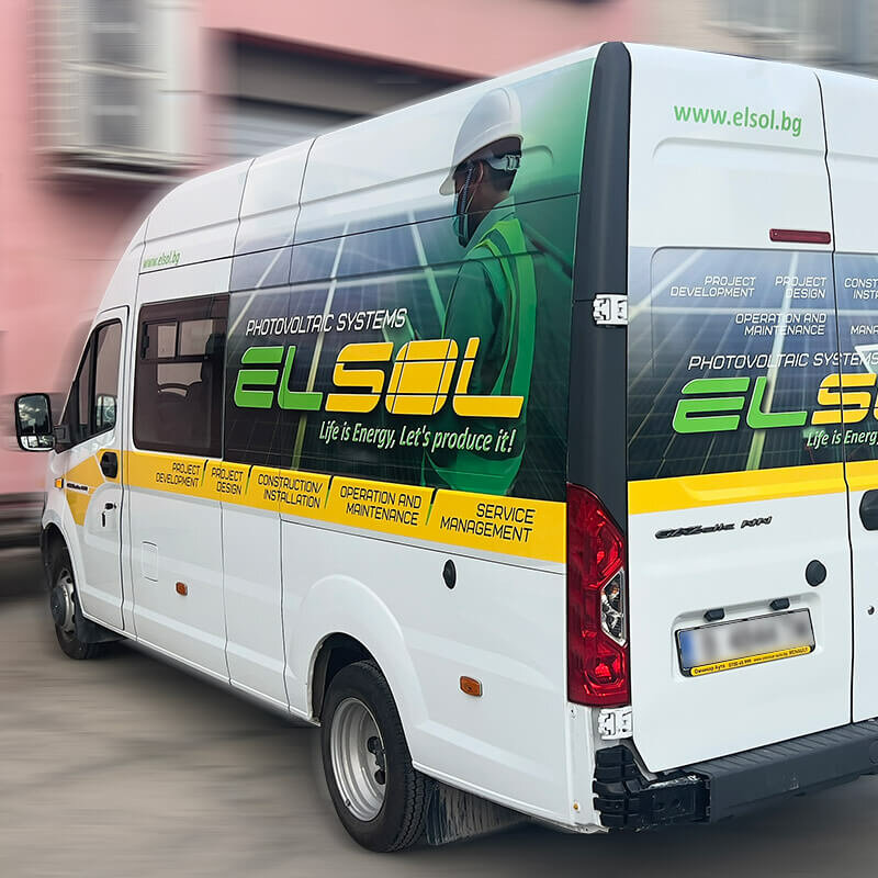 High-end film graphics for Elsol Ltd