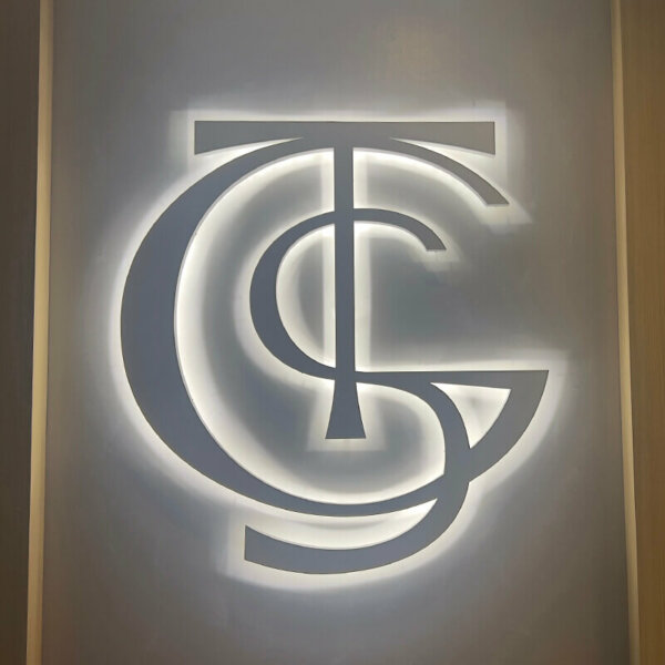 Impressive GST Logo with Illuminated Channel Letters